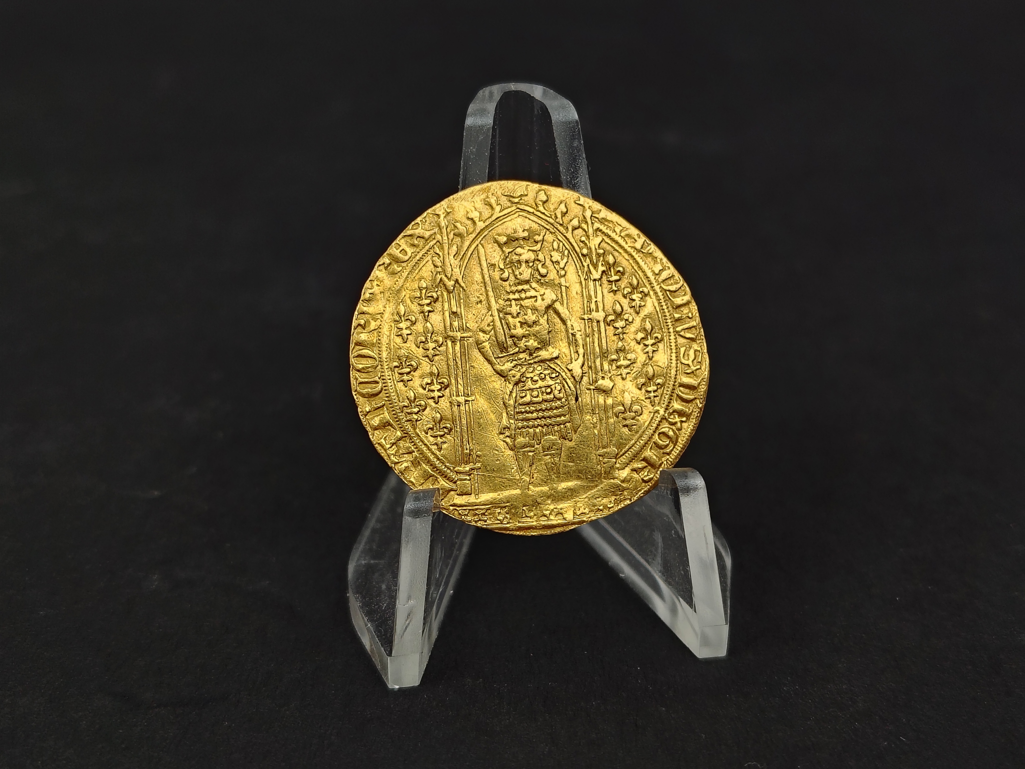 Mynt, 1 Guld Franc, Charles V 1364-1380 Frankrike | Auktion